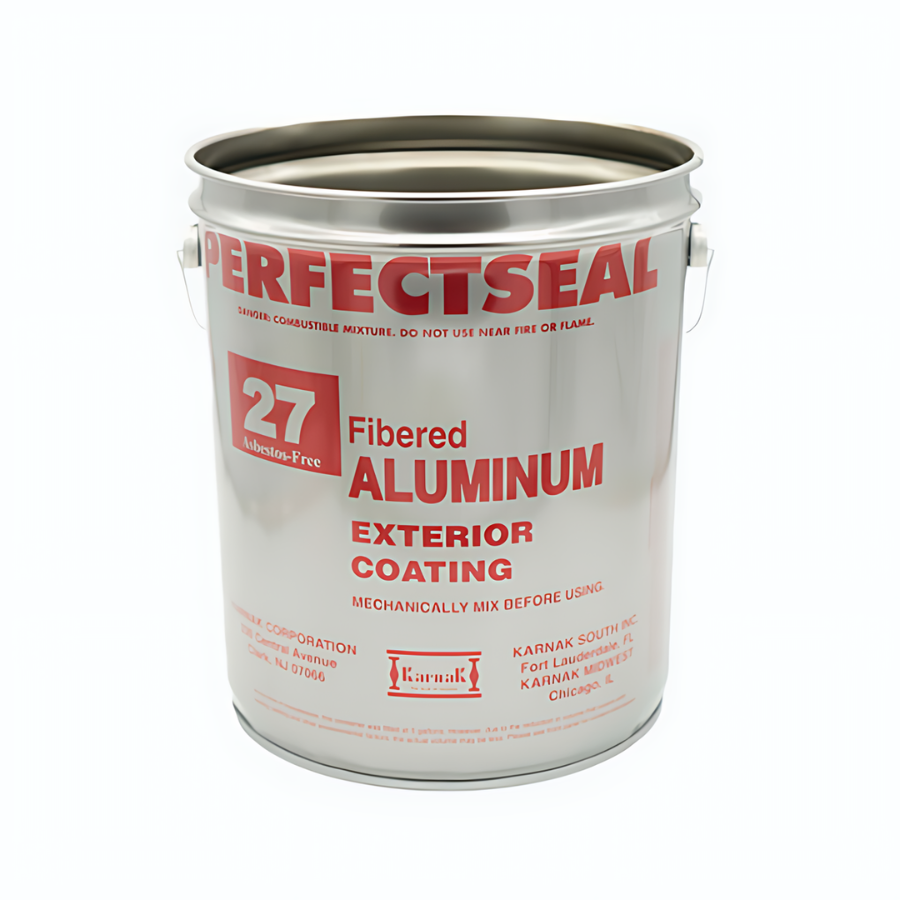 Karnak 27 Perfectseal Fibered Aluminum Roof Coating 5 gallon