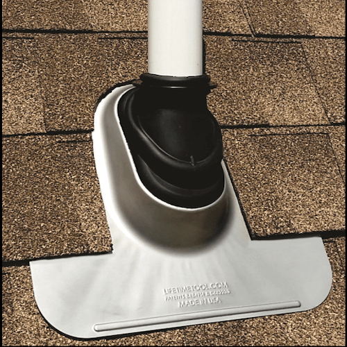 LifeTime Tool Ultimate Pipe Flashing - 1 1/2" Pipe, Stainless Steel