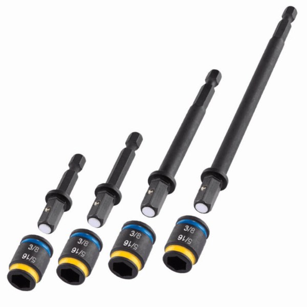 Malco C-RHEX Cleanable, Reversible Magnetic Hex Drivers (3/8" and 5/16")