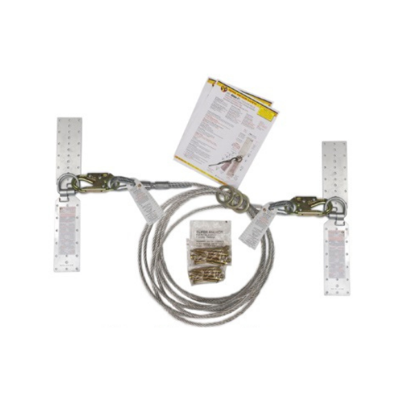 Super Anchor Safety 1324, 20ft HLL Kit - 30 degree sag angle