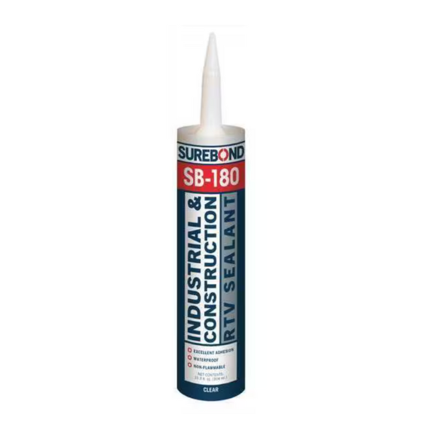 SureBond SB-180 Industrial & Construction Silicone Sealant, 10.3oz ...