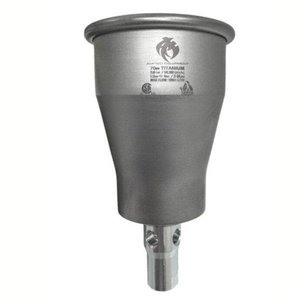 Amped Equipment 70mm Titanium Torch Burner Head Bell #T70 (511k BTU)