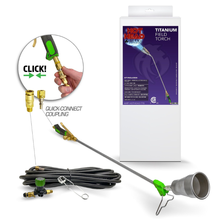 Amped Equipment - Titanium Field Hot Head Torch Kit 511k BTU for ...