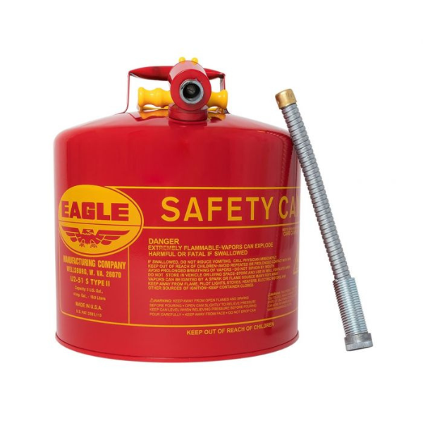 Eagle U2-51-S 5 Gal. Safety Gas Can (Type II)