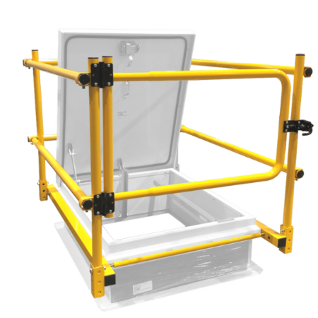 JL Industries Compression Series – Roof Hatch Safety Railing