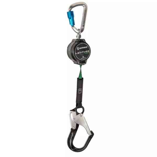 SafeWaze Latitude Pro 7' Single Web SRL-P: Alu Carabiner, Snap Hook ...