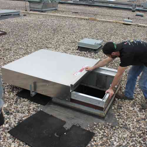 PS Access Solutions Slidewise Roof Hatch 36 in. x 36 in.