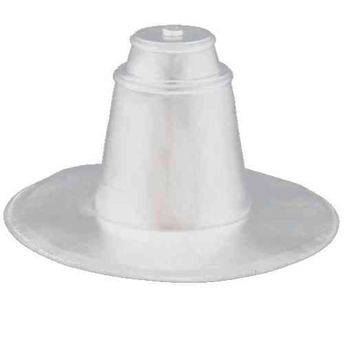 Portals Plus Small Pipe Boot, White EPDM 1-3/4" 3"
