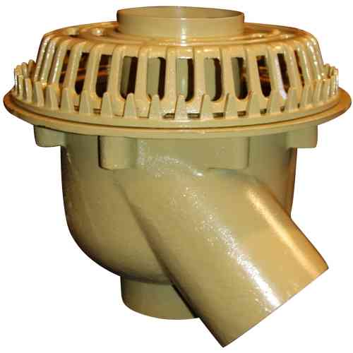 Froet Industries MONGO Roof Drain - 8 in. Outlet with 6 in. Overflow ...