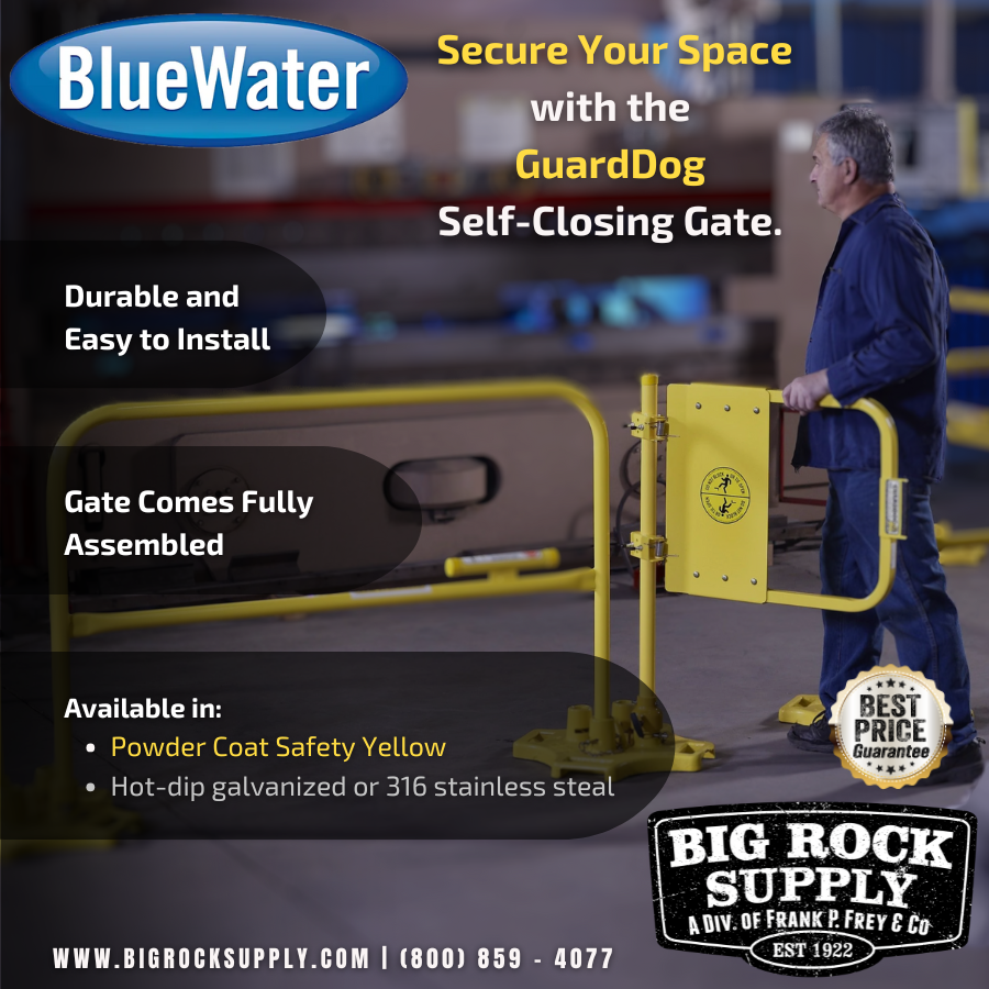 Unleash Safety with the GuardDog Self-Closing Industrial Safety Gate ...